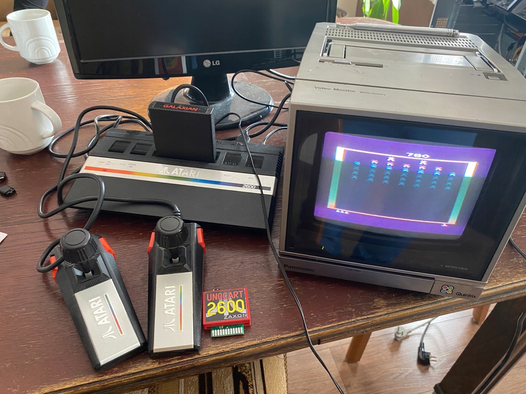 Stary monitor CRT z tunerem do ATARI lub COMMODORE - 13442601490 ...