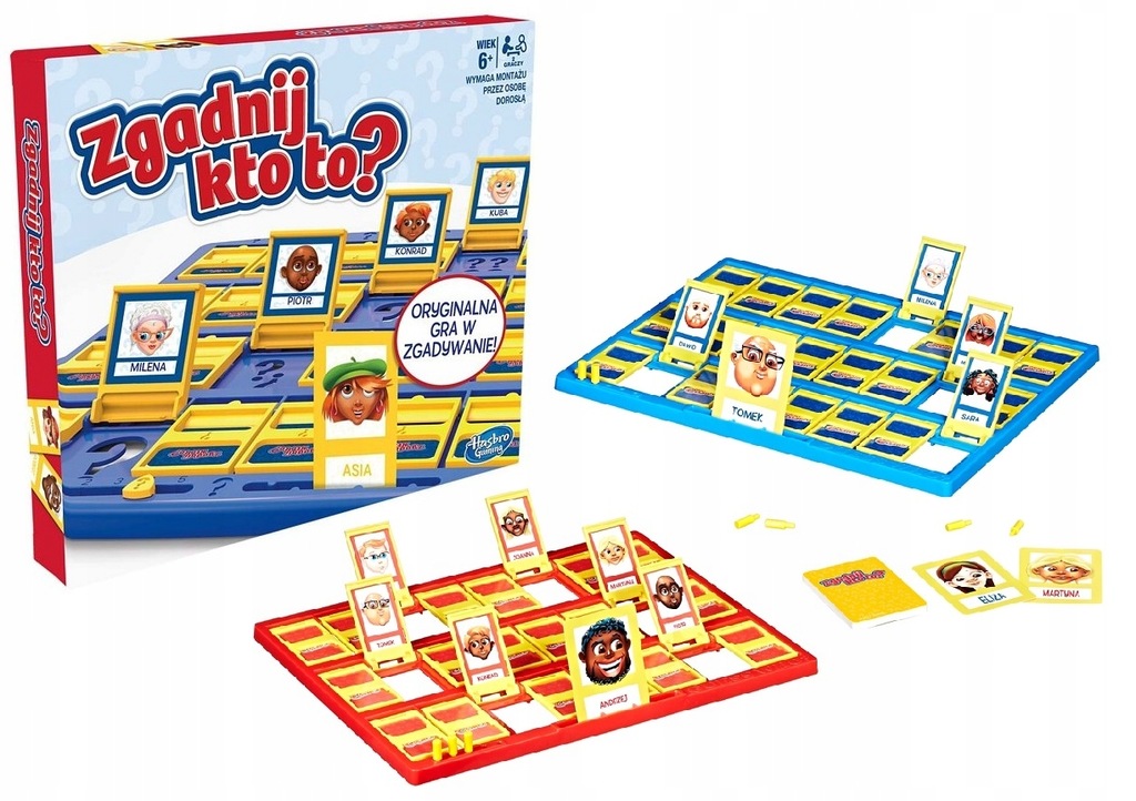 Gra logiczna Zgadnij kto to? C2124 Hasbro wyprzeda - 11586540987 ...