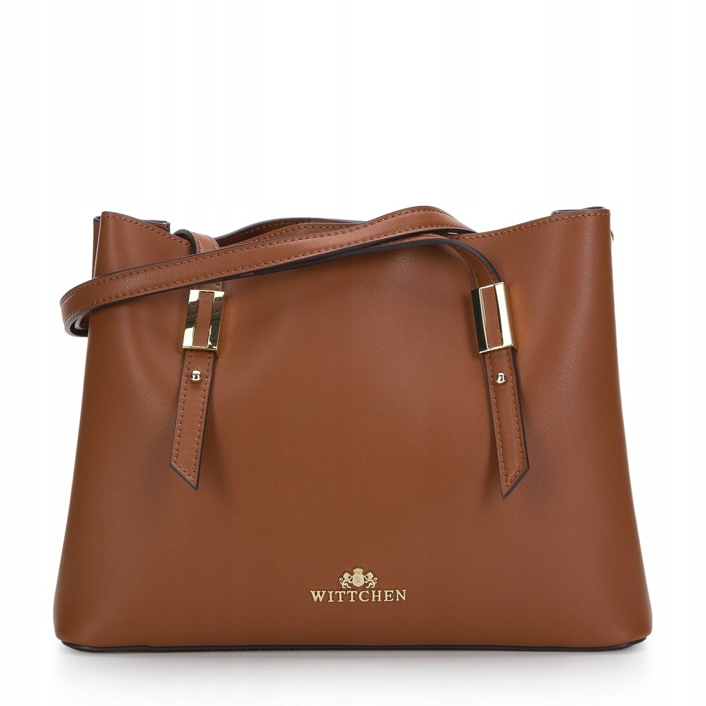WITTCHEN torebka shopperka skórzana brązowa - 14610567432 - oficjalne archiwum Allegro