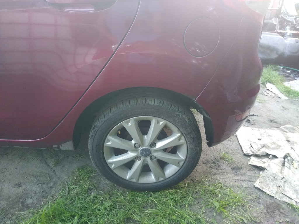 Fiesta mk7 alufelgi komplet kół opony letnie bdb - 12275732012 ...
