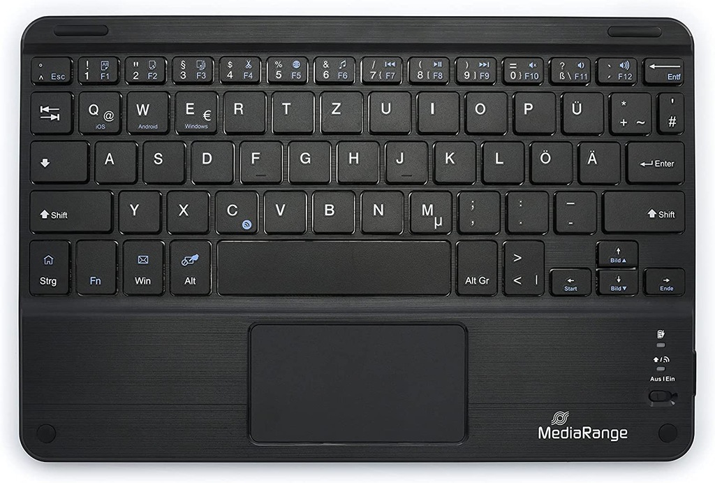 MediaRange klawiatura bezprzewodowa touchpad BT - 14180611733 ...