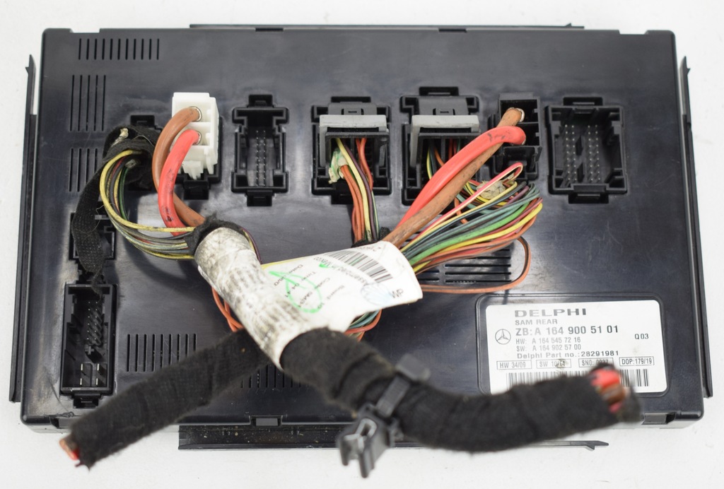 MERCEDES ML W164 MODUŁ STEROWNIK SAM A1649005101 - 12908122116 ...