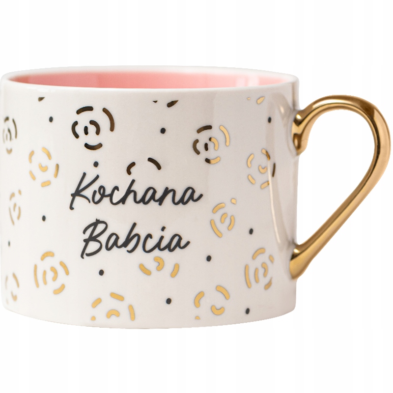 KUBEK Z NAPISEM DEDYKACJĄ DLA BABCI PREZENT NA DZIEŃ BABCI NA URODZINY - 17046228074 - oficjalne ...