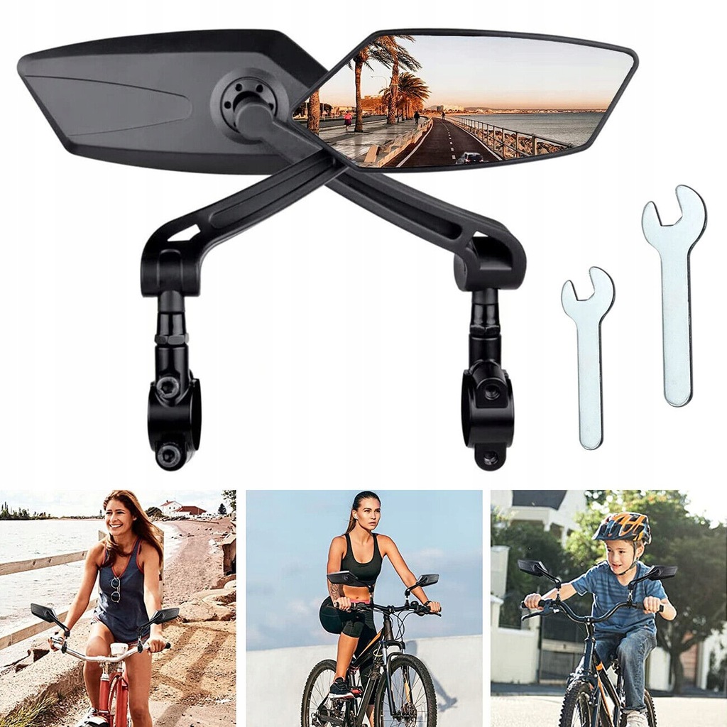 LUSTERKA ROWEROWE, LUSTERKO WSTECZNE DO ROWERU - 14213382667 ...