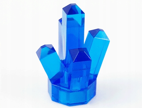 LEGO kryształ tr. blue 1 szt 52 30385 29377 28623 - 13823264533 ...