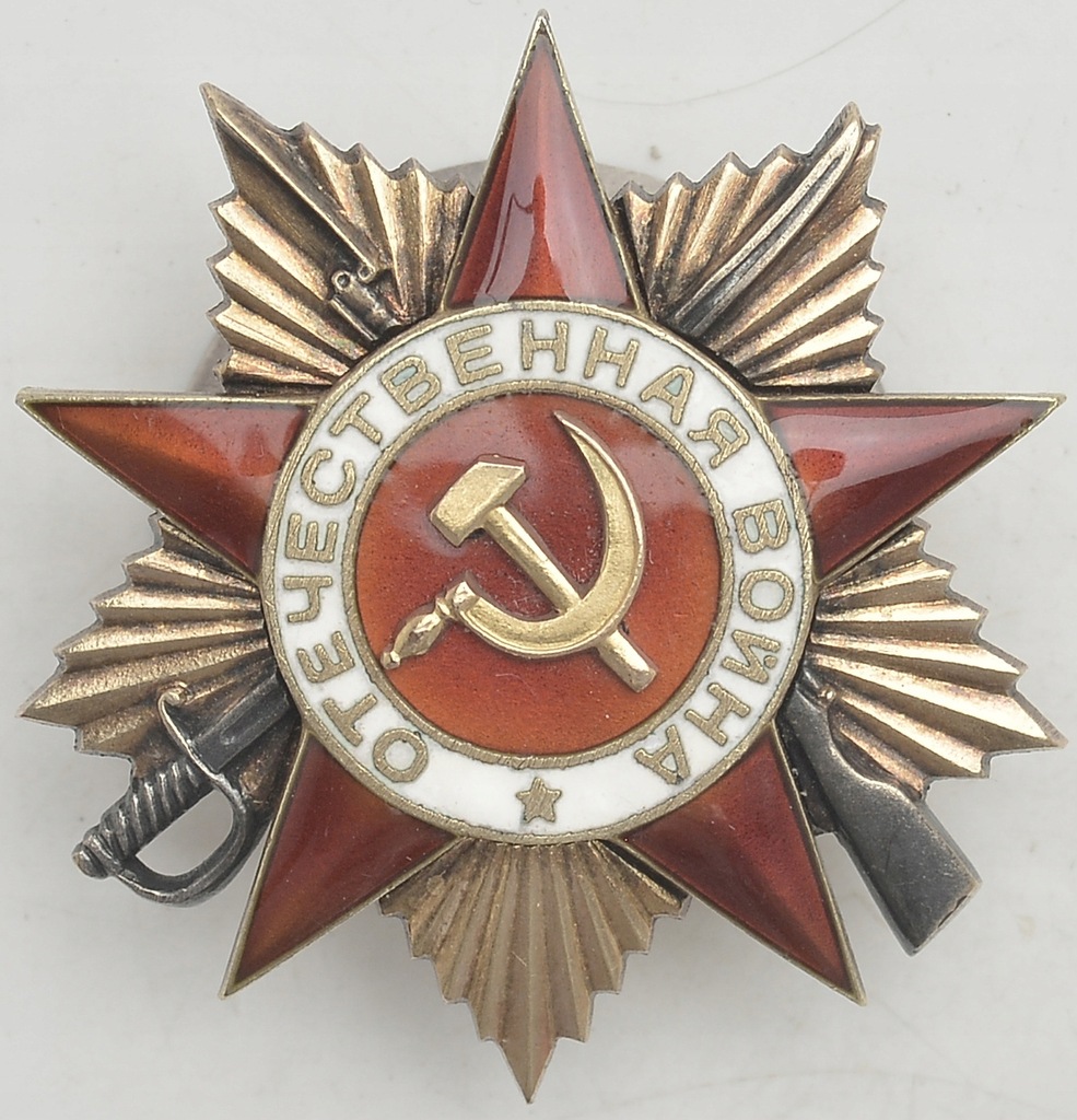 19.aj.ZSRR, ORDER WOJNY OJCZYŹNIANEJ I kl złoto - 13994855278 ...