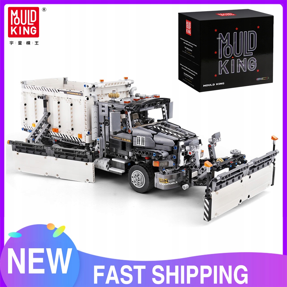 MOULD KING TECHNIC MOC Snowplow MACK Granite Truck - 14747270735 ...