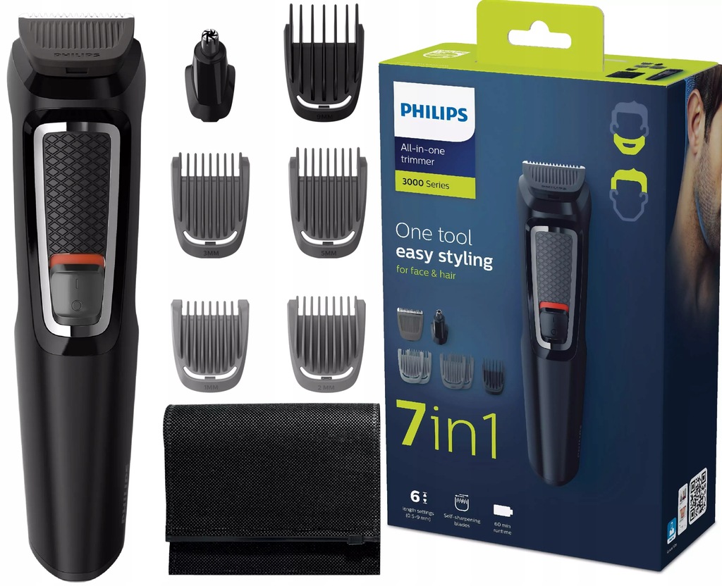 Maszynka trymer 8w1 Philips MG3720/15 nowa + ETUI - 13024826061 ...