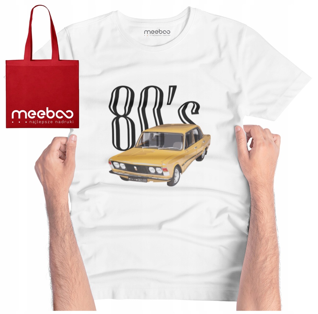 T-SHIRT KOSZULKA LEGENDY PRL POLSKI DUŻY FIAT 125P - 9837606201 ...