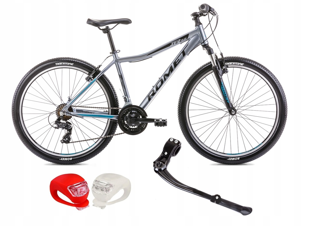 ROWER MTB 26 GÓRSKI ROMET RAMBLER JR SHIMANO ALU OŚWIETLENIE STOPKA ...