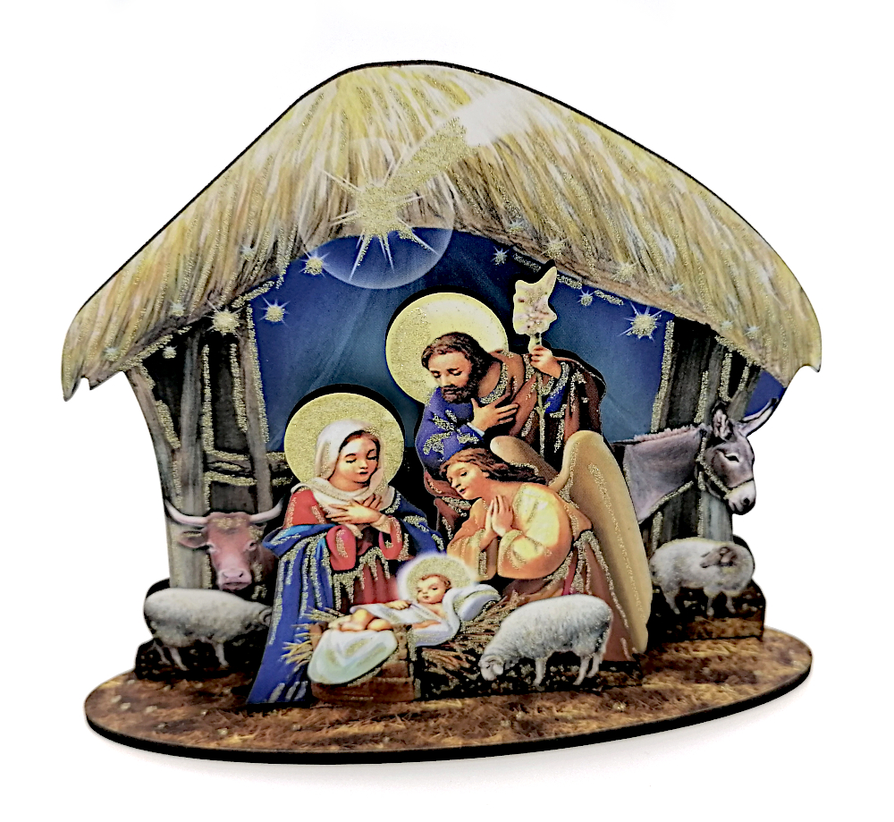 SZOPKA BOŻONARODZENIOWA DREWNIANA MAŁA - 9941400494 - oficjalne ...