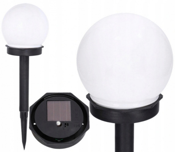 KULA LED LAMPA SOLARNA OGRODOWA RGB WBIJANA - 13968165872 - oficjalne ...