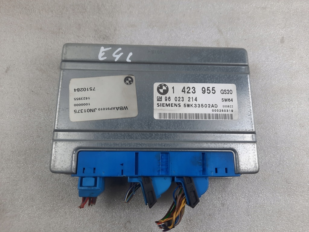 STEROWNIK SKRZYNI BIEGÓW BMW E46 3.0D 1423955 - 11987137140 - oficjalne ...