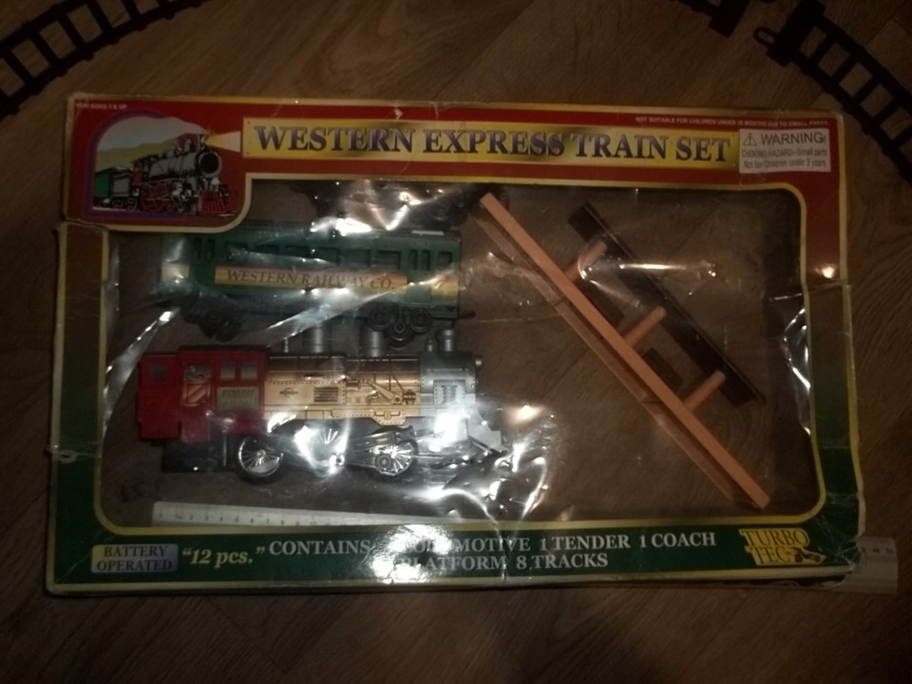 KOLEJKA ELEKTRYCZNA WESTERN EXPRESS TRAIN SET - 11732639967 - oficjalne ...