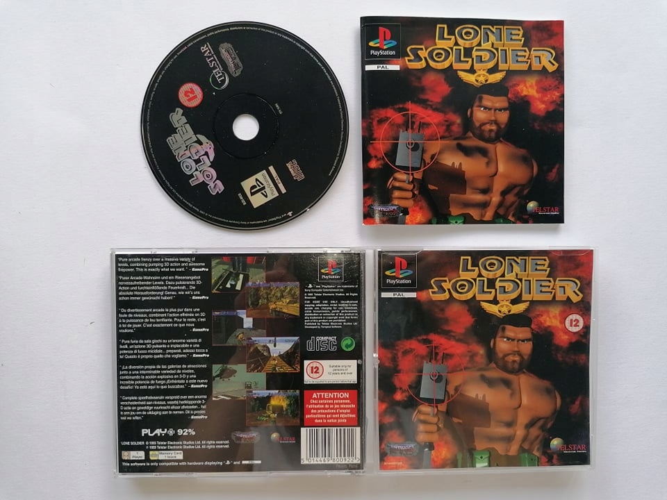 LONE SOLDIER STAN KOLEKCJONERSKI PSX PS1 - 11116660691 - oficjalne ...
