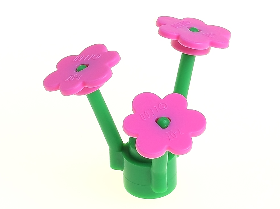 LEGO Kwiatek z łodygą roślina 3742 różowy ciemny - 10681432737 ...