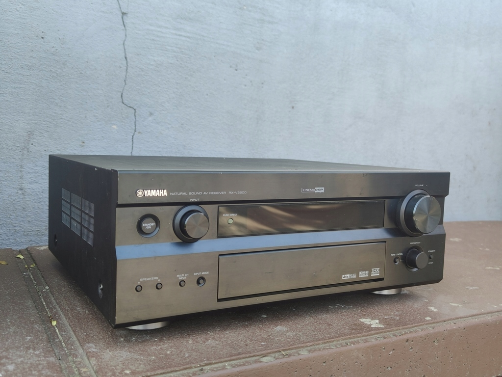 Yamaha RX-V2500 amplituner 7.1 wysoki model! czarny TOP! BCM ...