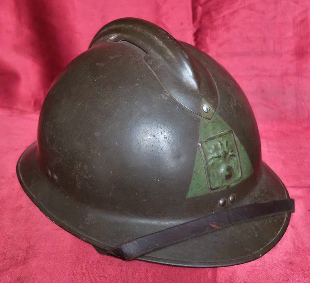 Hełm francuski wz. 26 - Adrian - 12485856337 - oficjalne archiwum Allegro