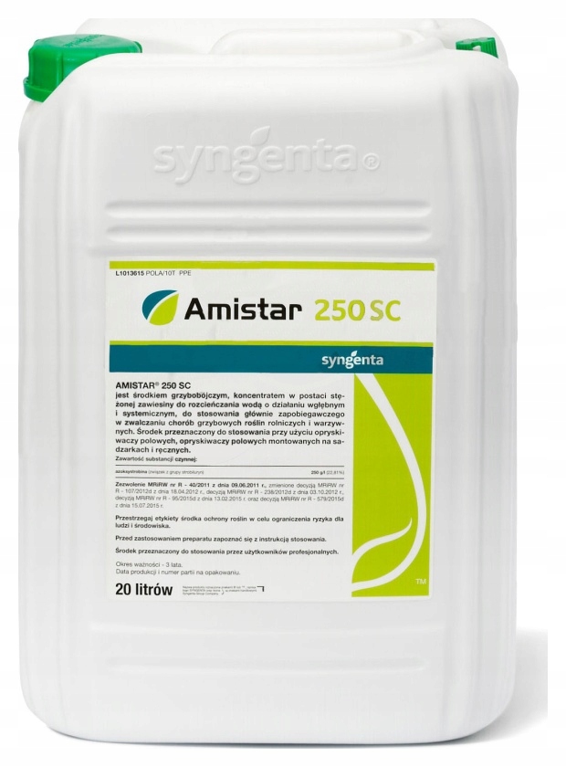 Amistar 250 SC 20l Syngenta - 12259140353 - oficjalne archiwum Allegro