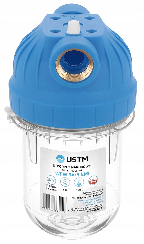 FILTR DO WODY KORPUS NARUROWY 1/2 '' USTM 5 '' EMI - 12989304483 - oficjalne archiwum Allegro