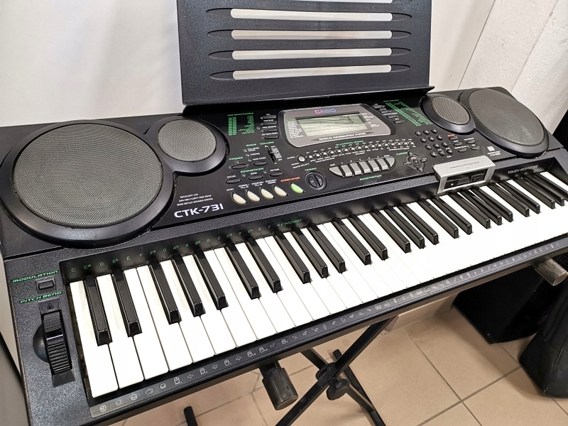 KEYBOARD CASIO CTK-731 POKROWIEC STOJAK NA NUTY - 8005062061 ...