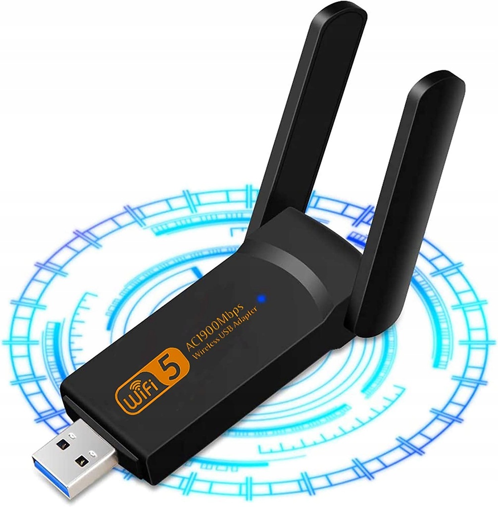 ADAPTER WiFi USB 1900Mbps KARTA SIECIOWA - 13425131257 - oficjalne archiwum Allegro