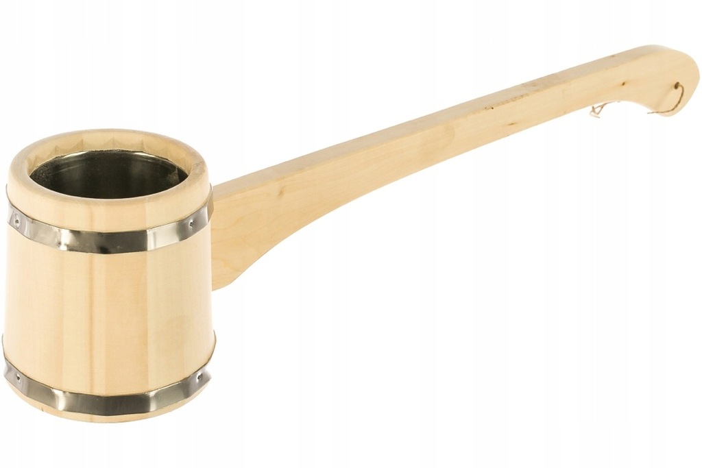 CHOCHLA DREWNIANA CZERPAK WKŁAD NIERDZEWNY 0,5L - 10914887229 ...