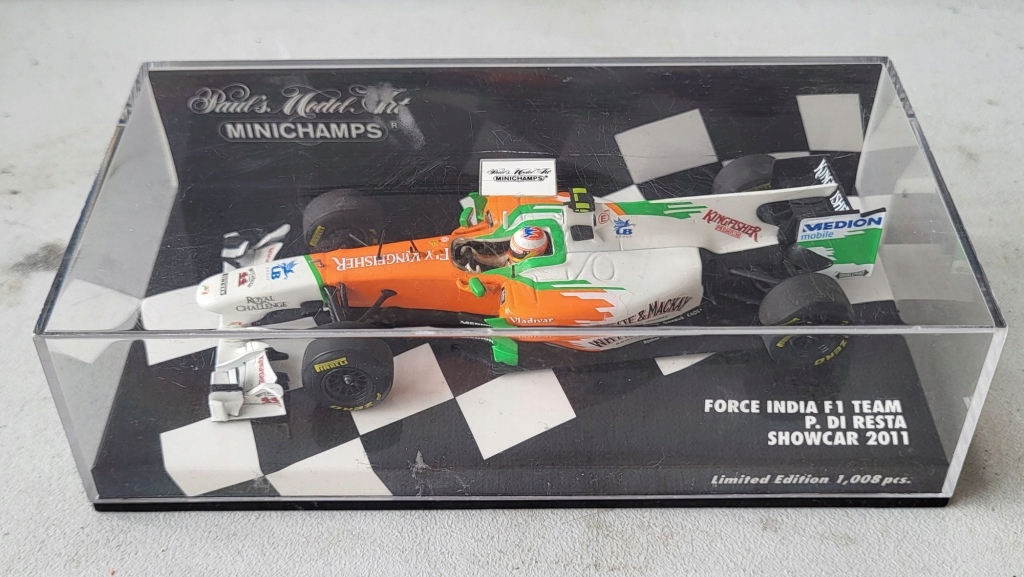 MODEL F1 INDIA P. DI RESTA 2011 MINICHAMPS 1:43 - 13951599396 ...