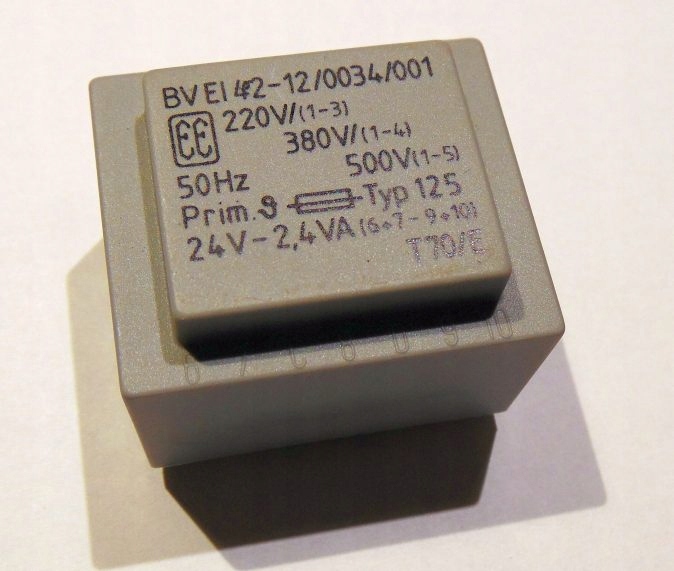 Transformator zalewany 230/380/500V ->24V 2.4VA - 11530996785 - oficjalne archiwum Allegro