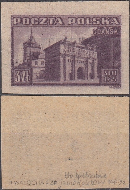 379 A** jasnofioletowy , tło kontrastowe , pap. y2 , gw.+opis Jerzy ...