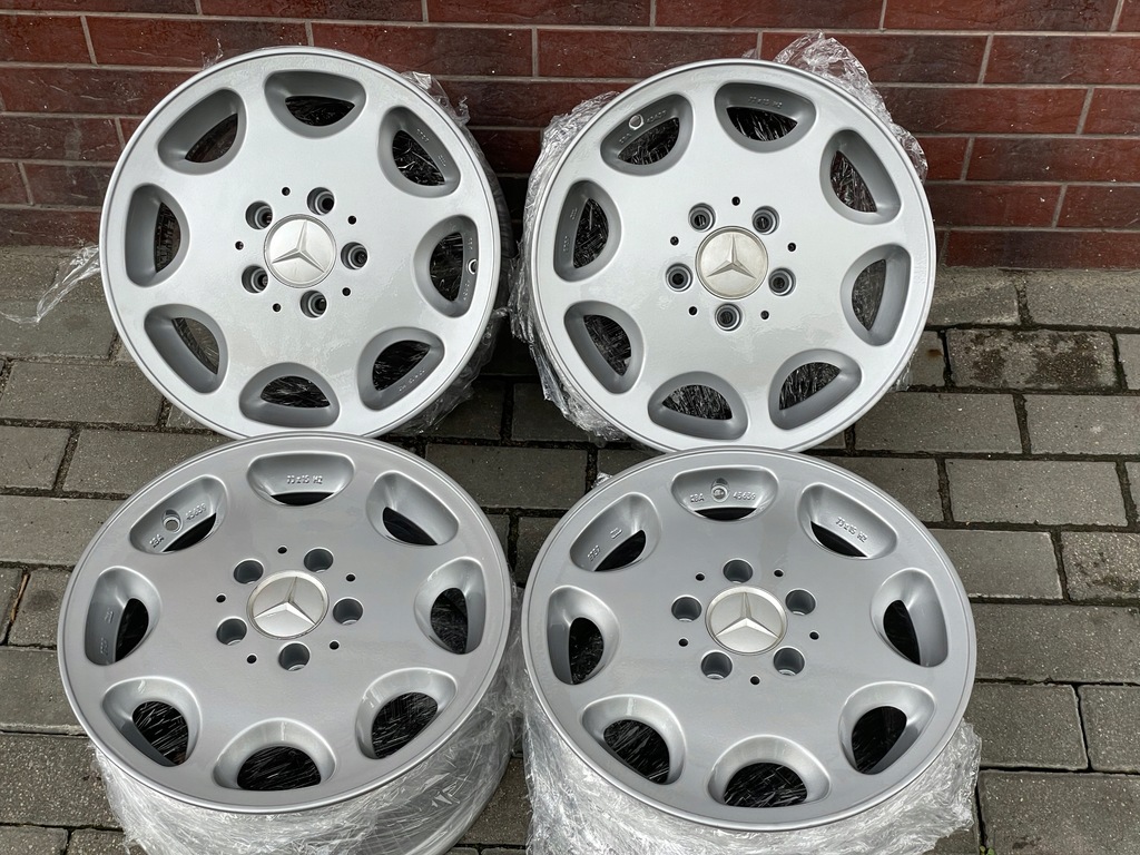 Alu Felgi MERCEDES 8 LOCH 15" 7J ET37 W124 W201 - 13553853480 - oficjalne archiwum Allegro