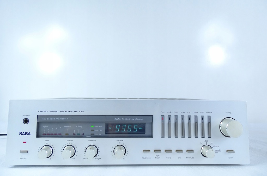 AMPLITUNER SABA RS-930 GWARANCJA - 11485140566 - oficjalne archiwum Allegro