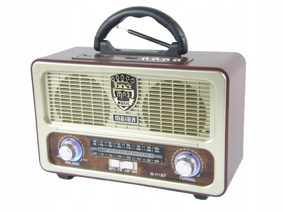 RADIO MEIER M-111BT USB/RADIO BLUETOOTH - 11385363682 - oficjalne archiwum Allegro
