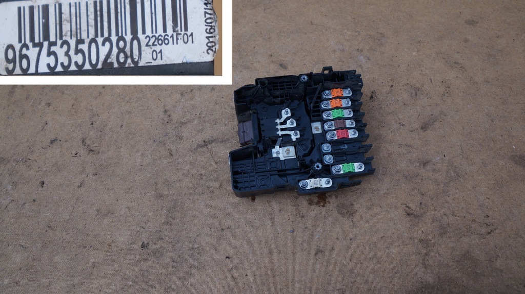 PEUGEOT BEZPIECZNIKI AKUMULATORA 9675350280 - 13521385706 - oficjalne ...