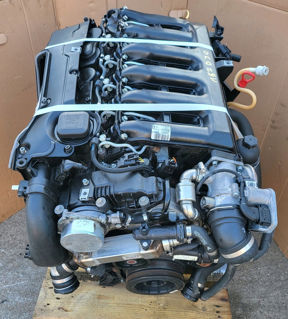SILNIK KOMPLETNY BMW E60 E90 3.0D M57D30 M57TUE2 - 12818360868 ...