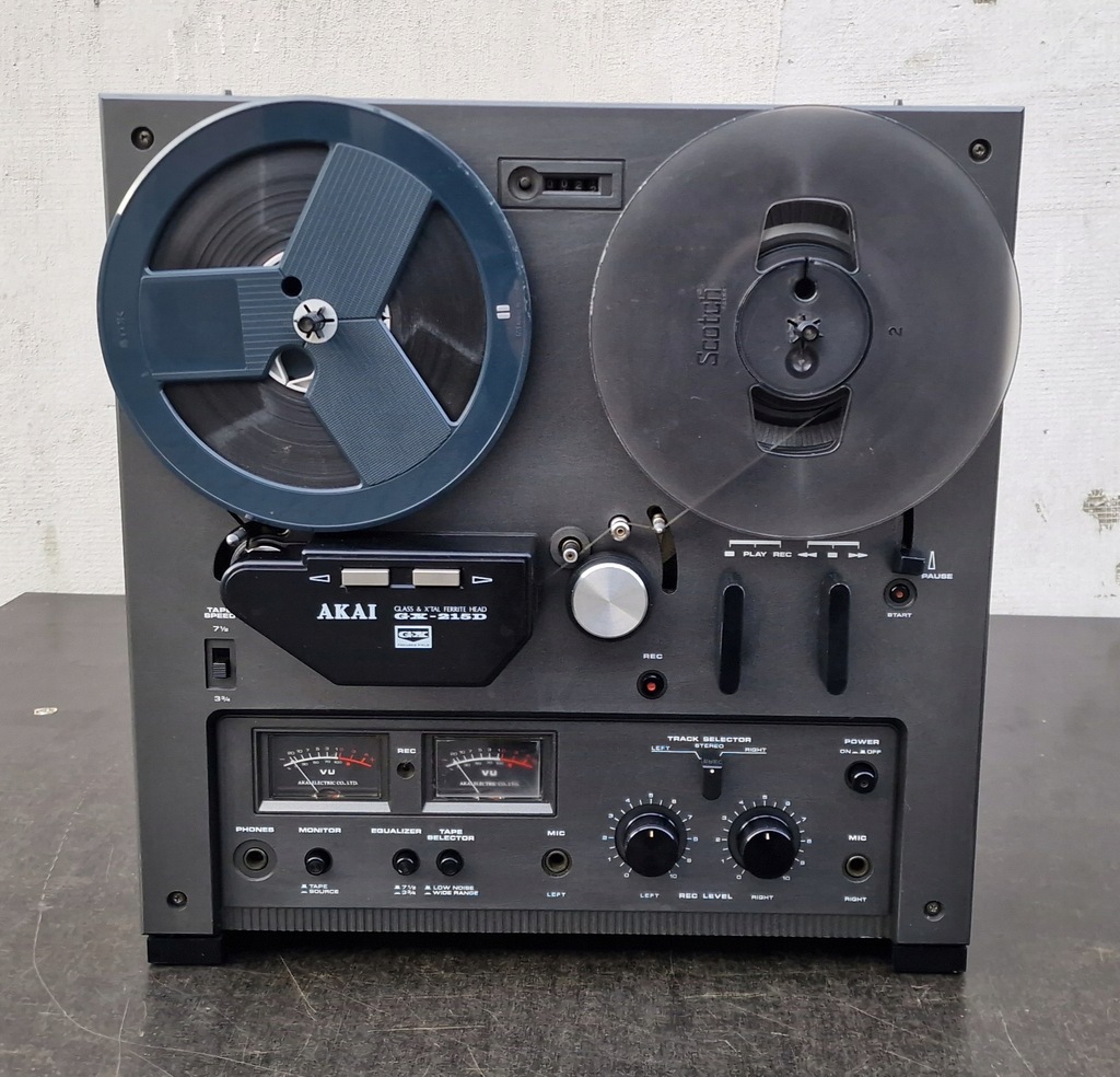 Magnetofon szpulowy Akai GX-215D - 17047685817 - oficjalne archiwum Allegro