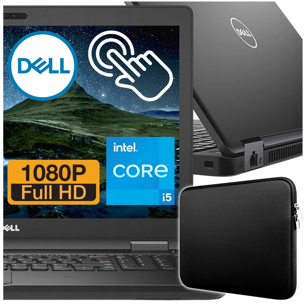 Laptop Dell Latitude 5580 I5 1TB/16 W10 DOTYK 15" - 14016844011 - oficjalne archiwum Allegro