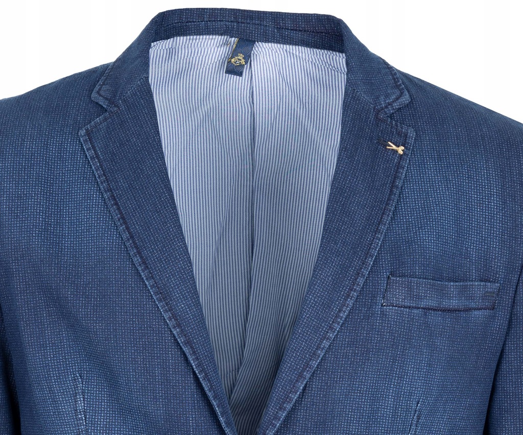 Marynarka męska, jeans, PALMIRO ROSSI, 52 jeansowa - 11772580540 ...