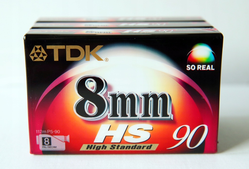 TDK 8 mm 90 HS NOWA *JAPAN* IDEALNE Ostatnie TANIO - 13141561226 ...