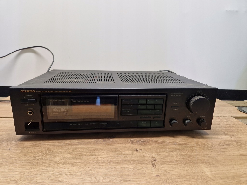 Amplituner ONKYO TX-7720 / Audiophile HI END Receiver 1989 - 17496771883 - oficjalne archiwum ...