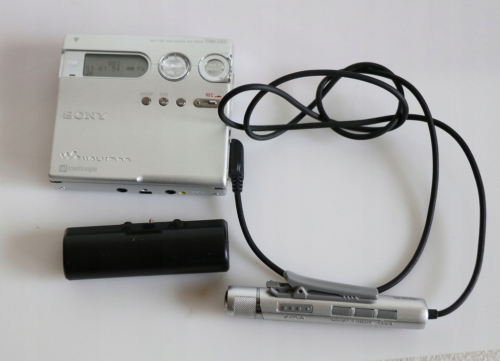 Sony MZ-N910 Walkman Minidisc Player/ Recorder Pilot oryg akumulator ...