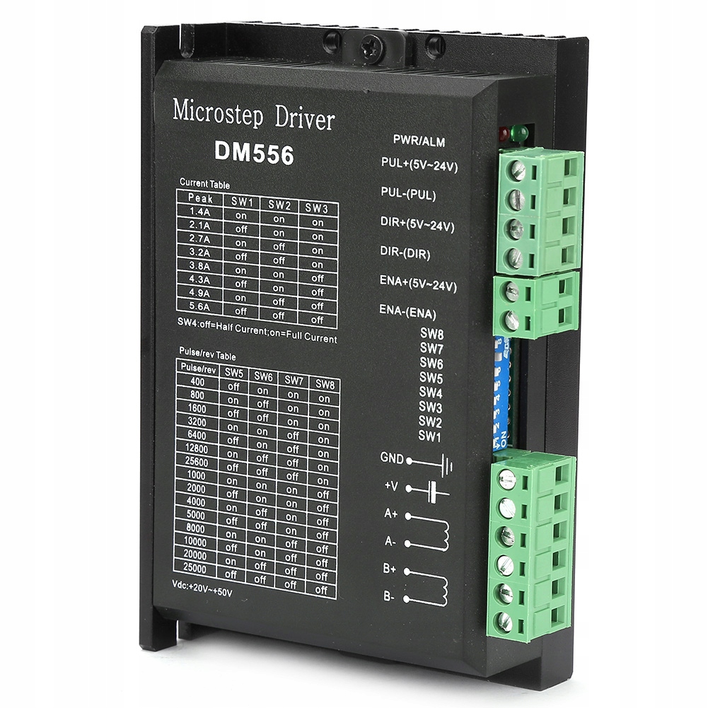 Sterownik DM556 krokowego silnika CNC 48V DC - 11920417733 - oficjalne archiwum Allegro