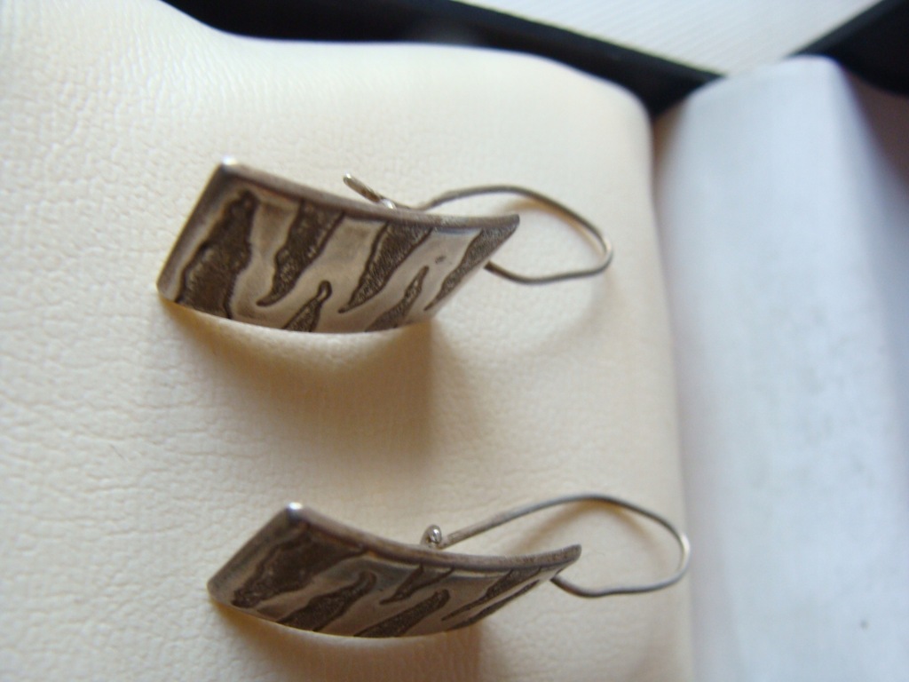 srebrne kolczyki ORNO WARMET RYTOSZTUKA - 13036118623 - oficjalne archiwum Allegro