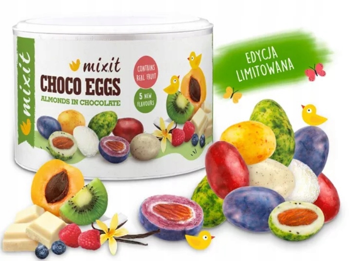 MIXIT CHOCO EGGS WIEL-KOKO-NOCNE JAJECZKA MIGDAŁY BIAŁA CZEKOLADA OWOCE - 15250128011 ...