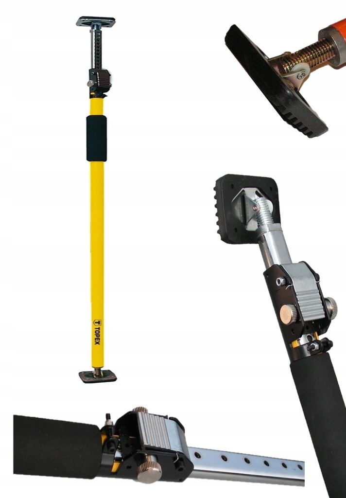 PODPORA TELESKOPOWA ROZPIERAK 75-125CM 50KG PŁYTY - 12955614463 ...