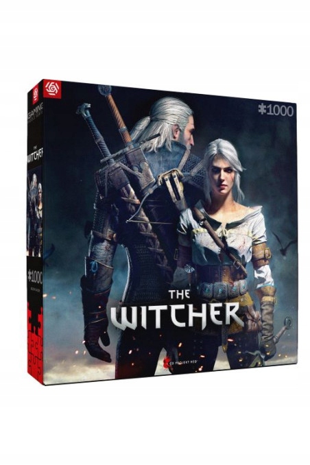 The Witcher Wiedźmin Geralt Ciri Puzzle 1000 - 12677524712 - oficjalne ...