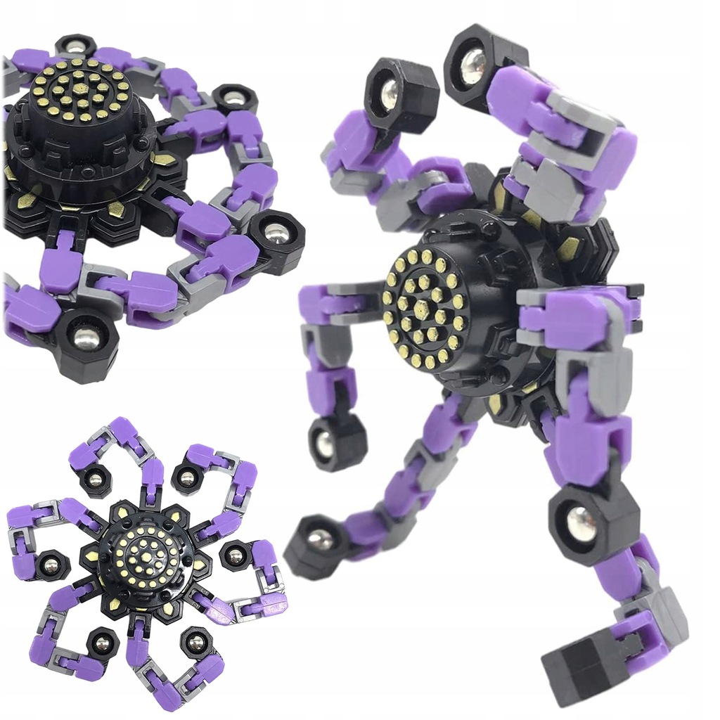 FIDGET SPINNER ROBOT DO SKŁADANIA ANTYSTRESOWY - 12171402173 ...