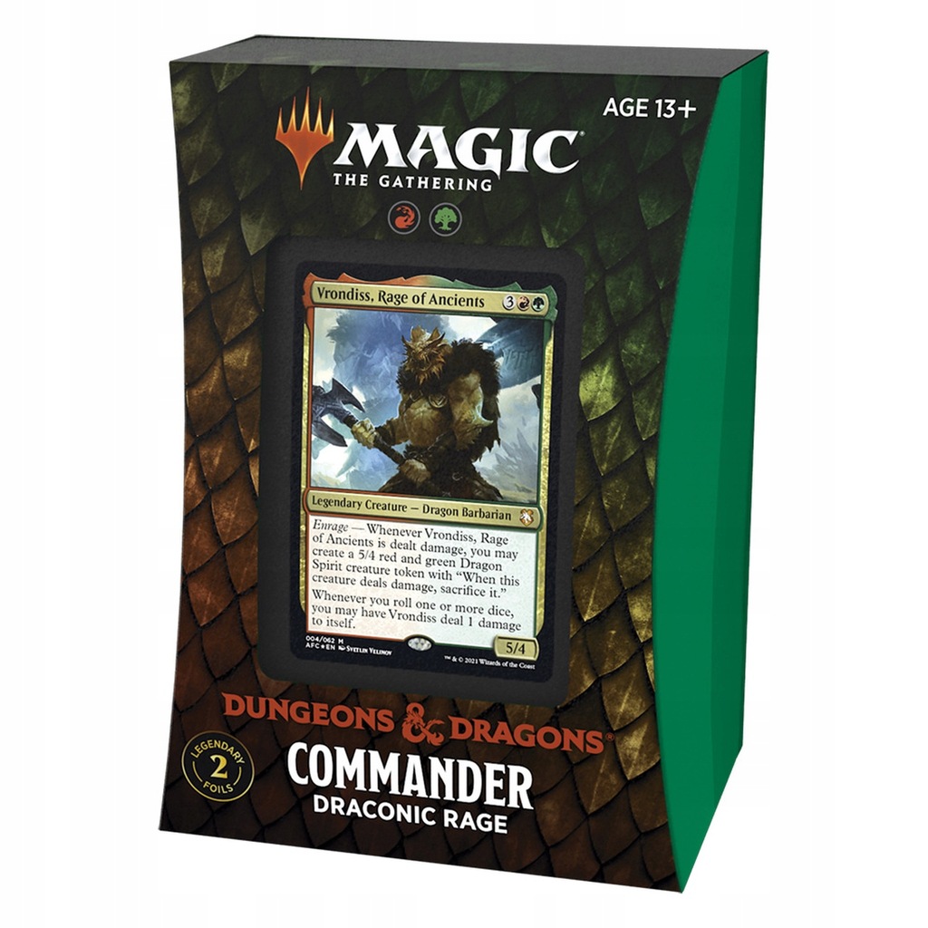 Forgotten Realms Commander Deck Draconic Rage - 11591271588 - oficjalne ...