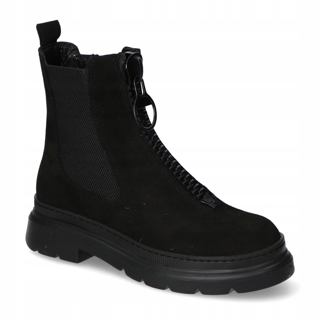 Botki Venezia Damskie Czarne Zamszowe 38 - 12826255250 - oficjalne ...