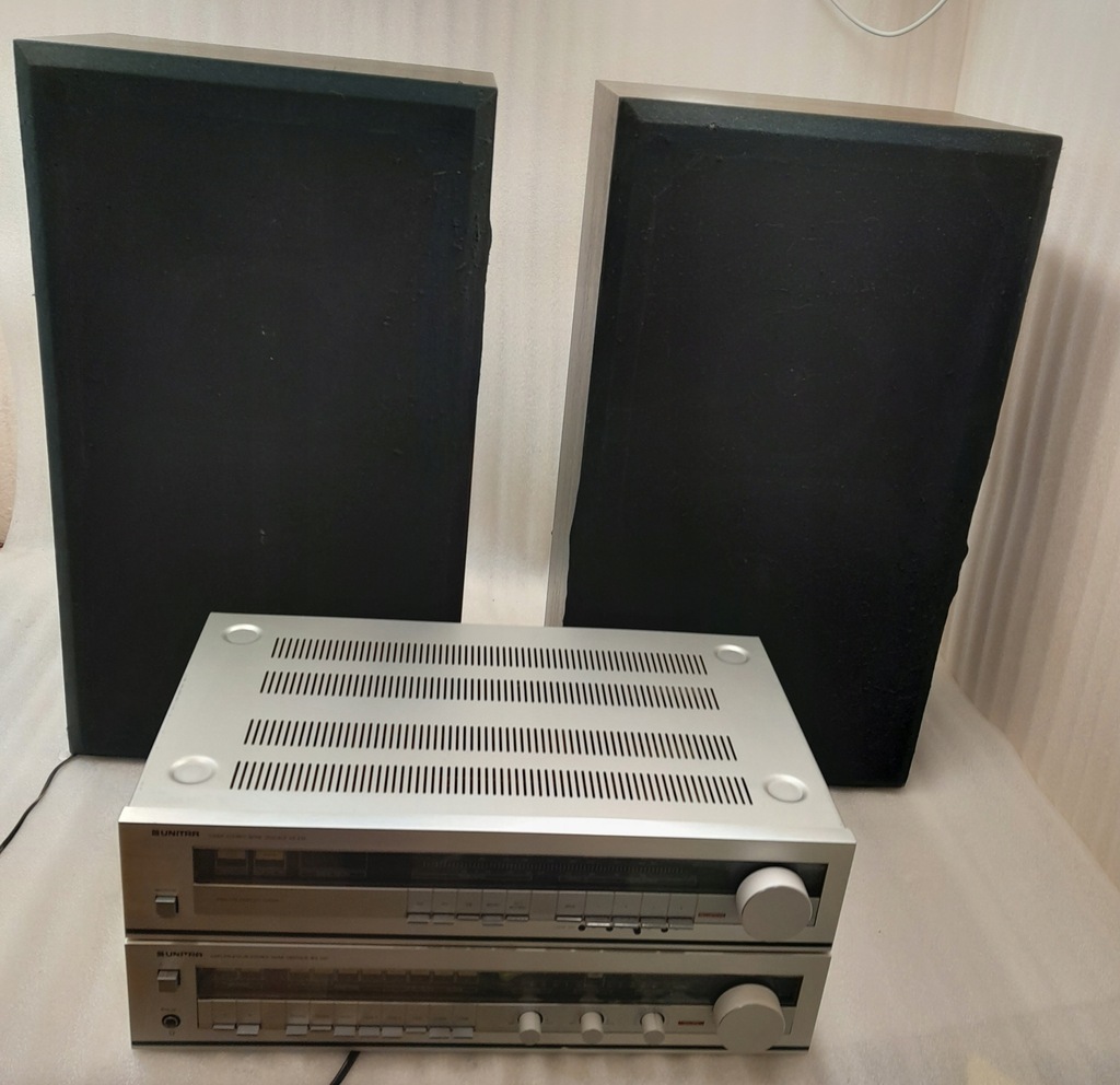 Tuner Unitra AS 632 + Amplituner Unitra WS 432 - 13129517212 ...